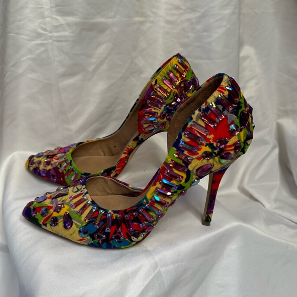 Steve Madden | Shoes | Steve Madden Multi Colored Pump | Poshmark